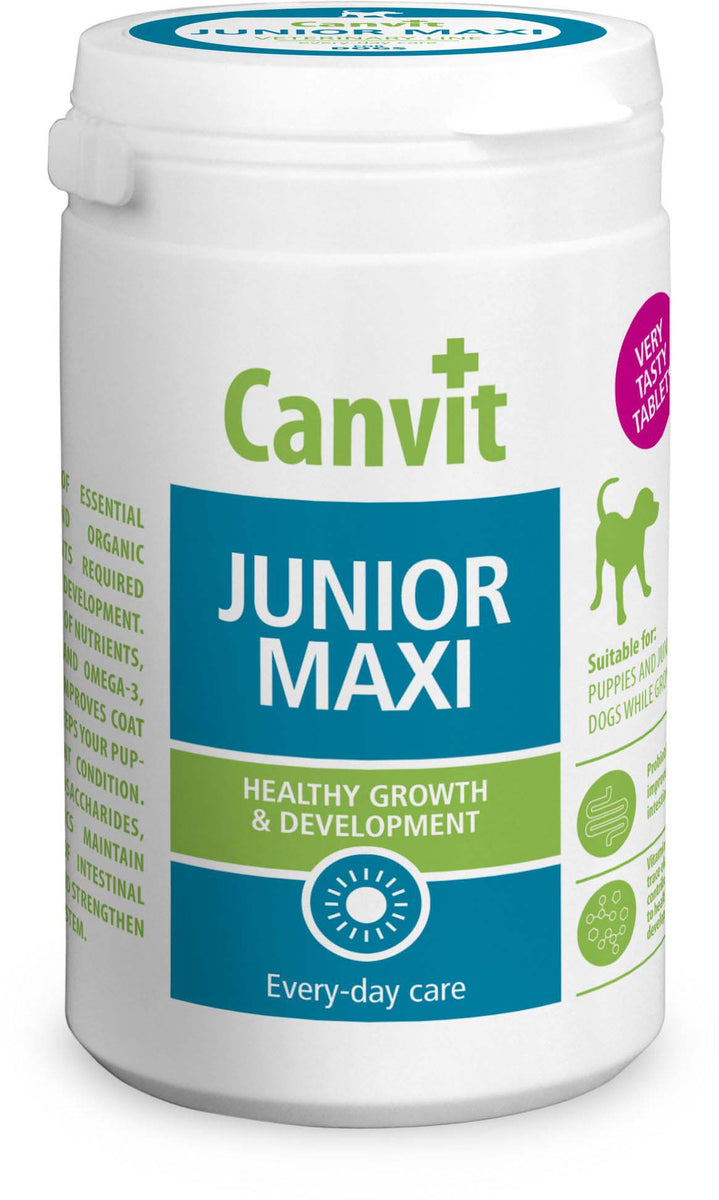 CANVIT JUNIOR Maxi tablete, podrška rastu i razvoju, za štence, 230g – Pet-Centar.rs