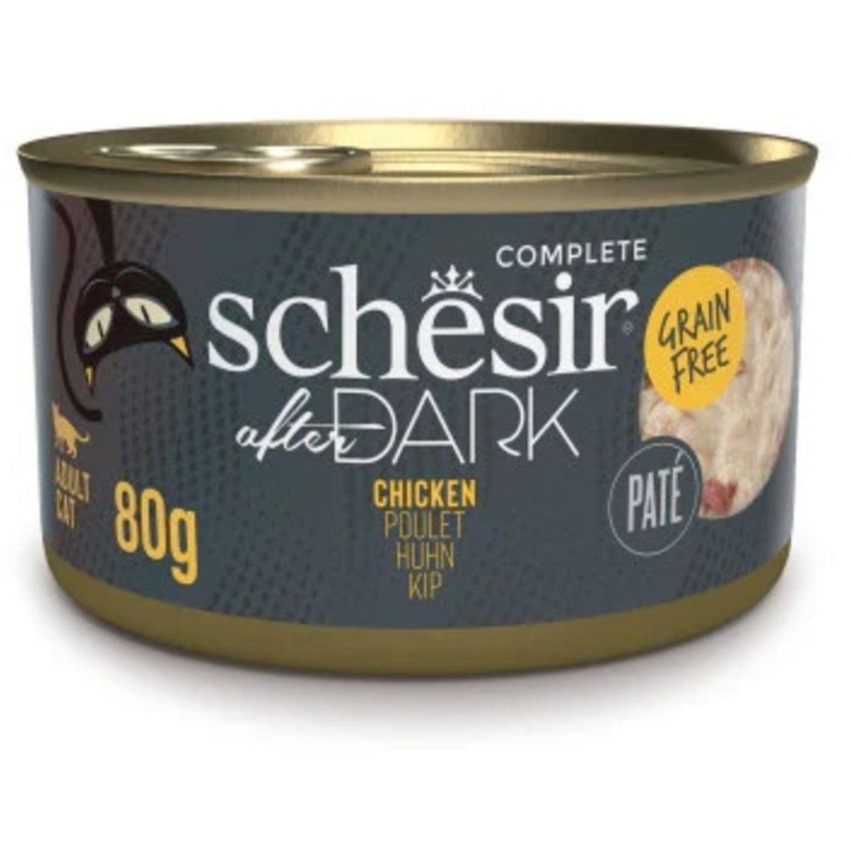 SCHESIR Afer Dark Konzerva za mačke Pate, Piletina, 80g – Pet-Centar.rs