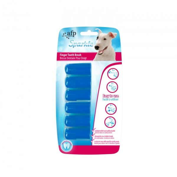 ALL4PAWS Sparkles Sparkles Četkica za zube za prst, 6komada – Pet-Centar.rs