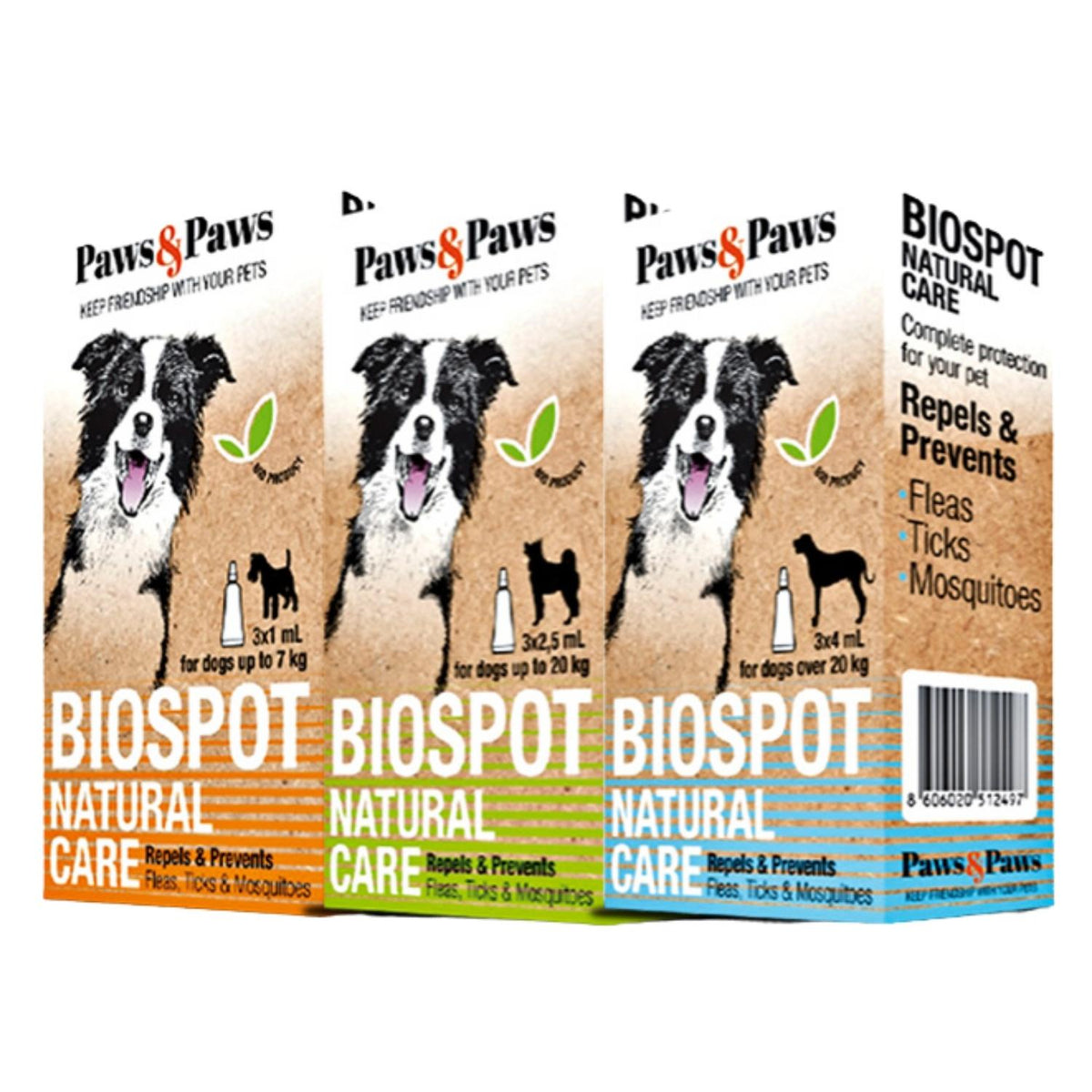 PAWS&PAWS Ampula BioSpot Natural Dog za pse, antiparazitske – Pet-Centar.rs