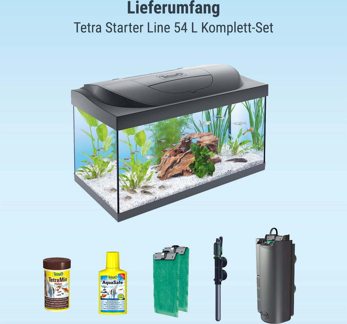 TETRA Start Line akvarijum komplet, LED Tank, 54L – Pet-centar.rs