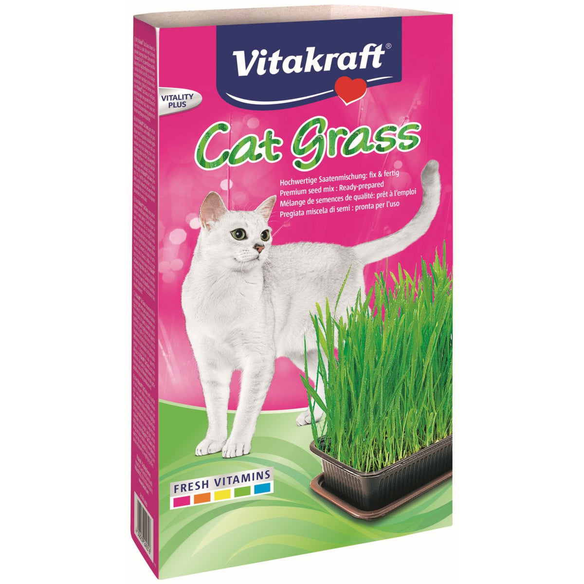 VITAKRAFT Cat Grass, trava za mačke, za izbacivanje progutale dlake, 1 ...